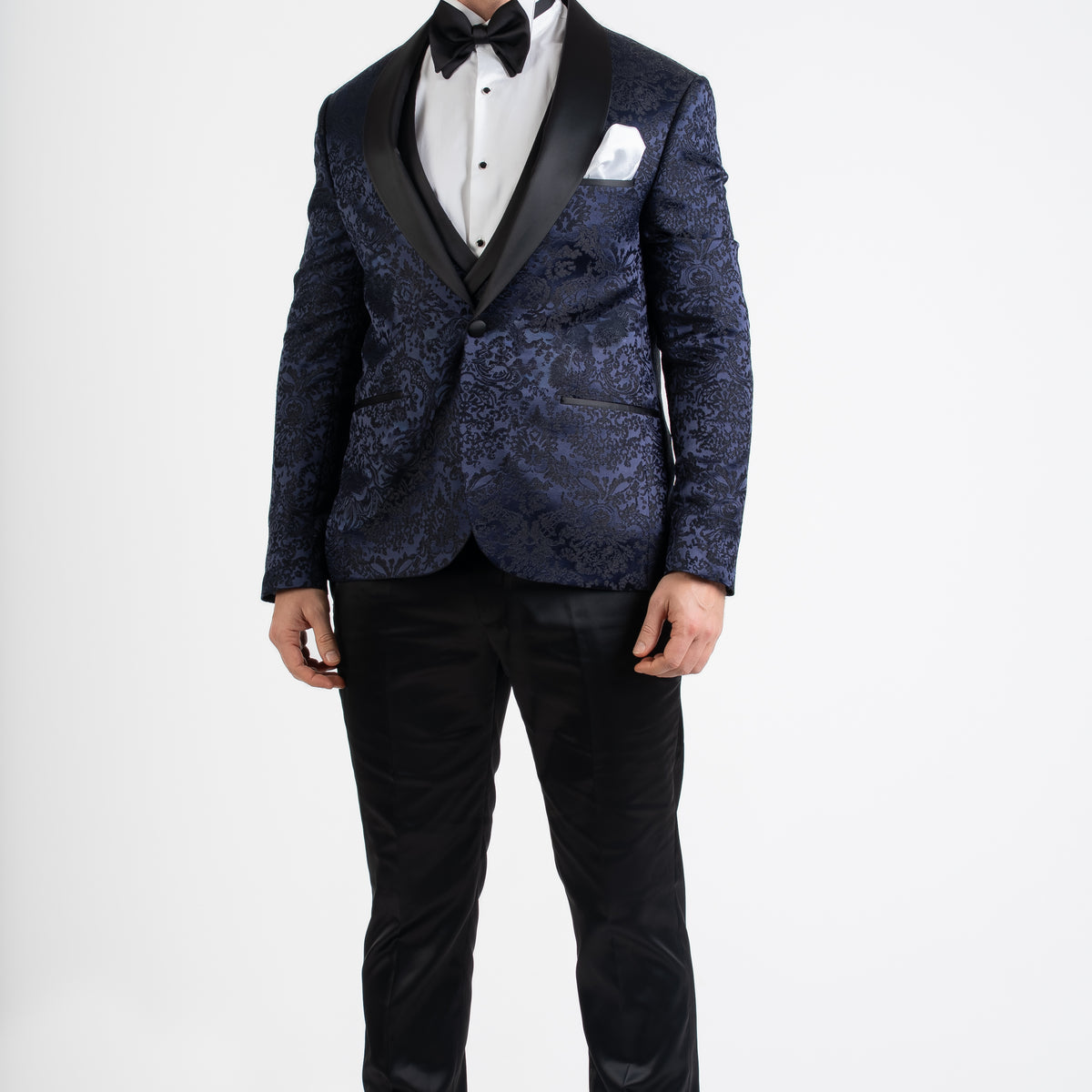 Modern Luxury 3-Piece Tuxedo Suit Jacket Waistcoat & Trousers